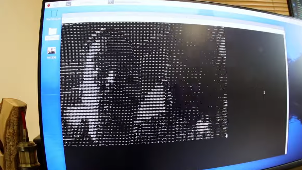 Maker builds Raspberry Pi ASCII camera, turning video frames into text ...