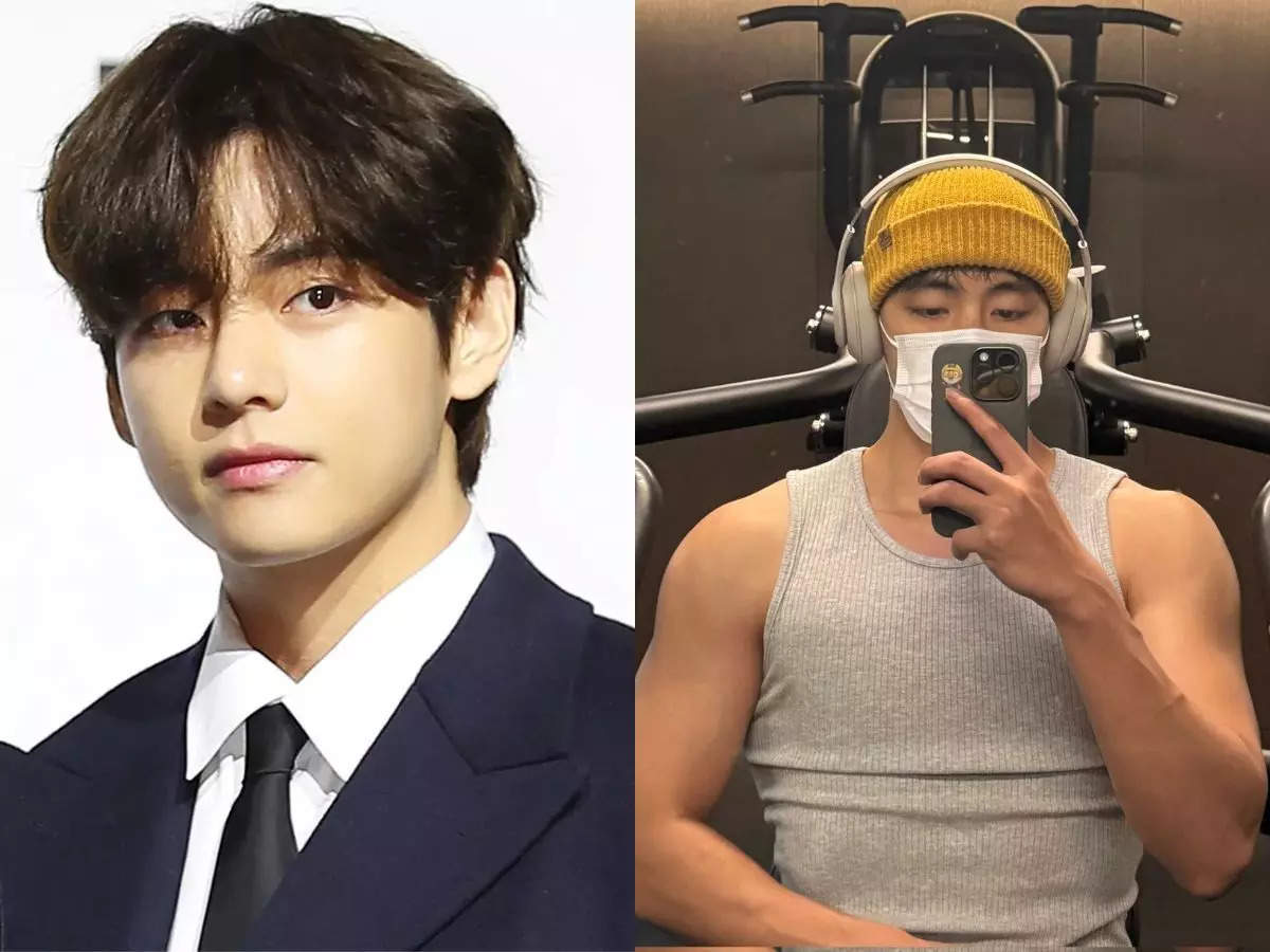 BTS' V stuns fans with 10 kg weight loss during military service. Check ...