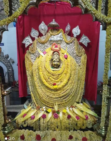 Surangi flowers captivate devotees at Vargao temple