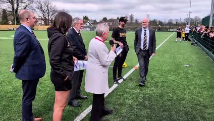 Three Bridges Football Club officially opens its new 3G pitch