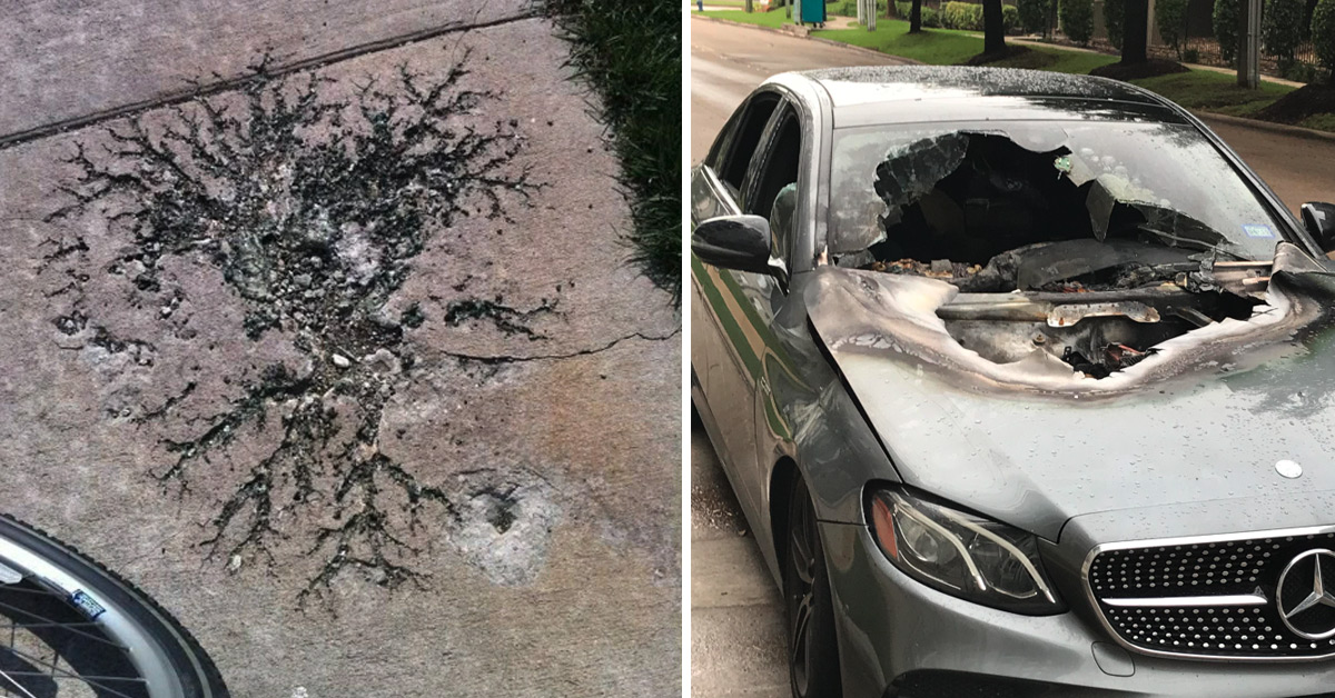 12 Electrifying Images of Things Struck by Lightning