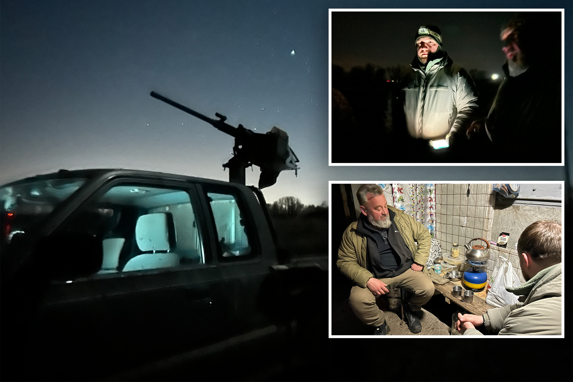 How Ukraine volunteers down Russia drones with pick-up trucks and WWII guns