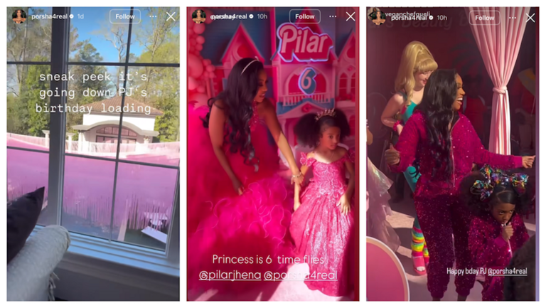 Porsha Williams Takes Us Inside PJ's Princess Birthday Party: "It's ...