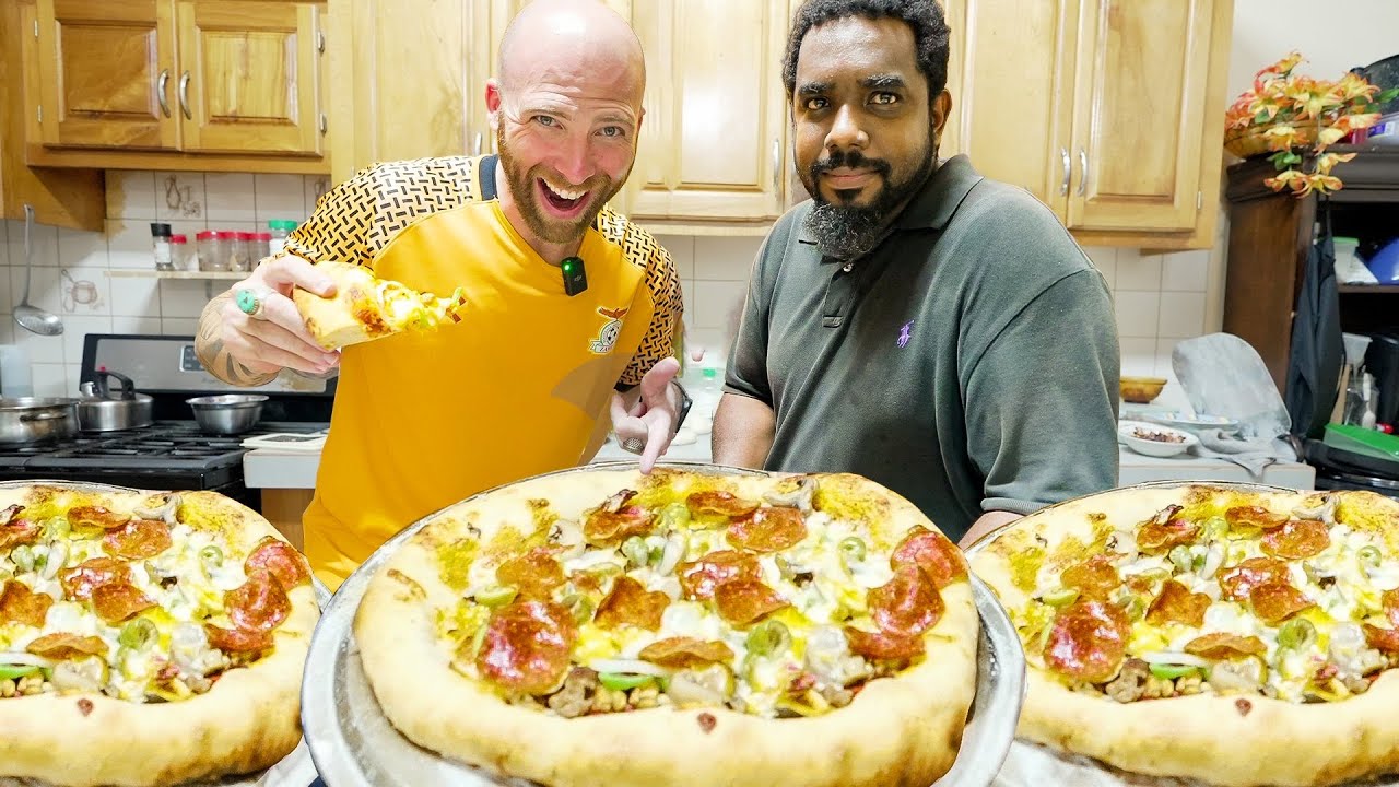Homemade Caribbean Pizza In Portsmouth, Dominica!