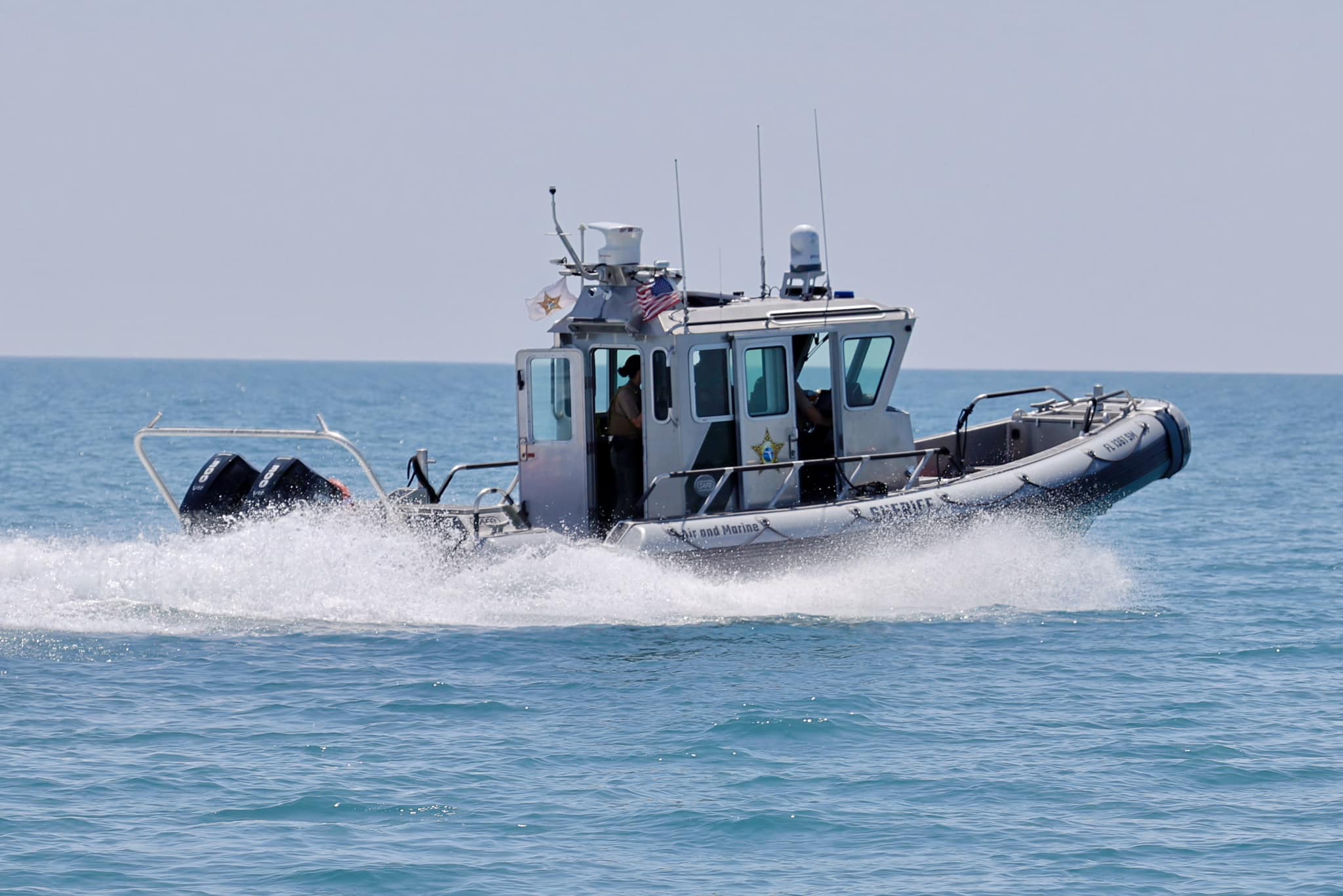 Large-scale training operation taking place in Vilano Beach waters Monday