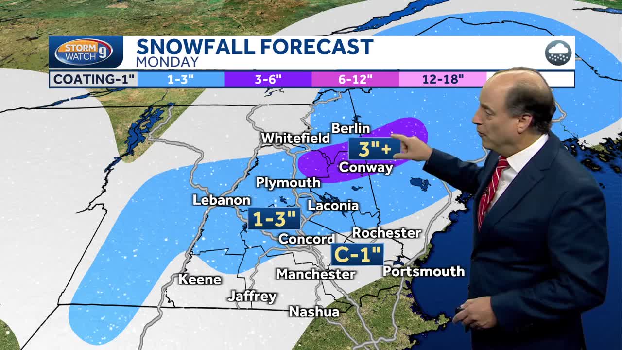 New Hampshire weather: Spring snow could make for slick travel