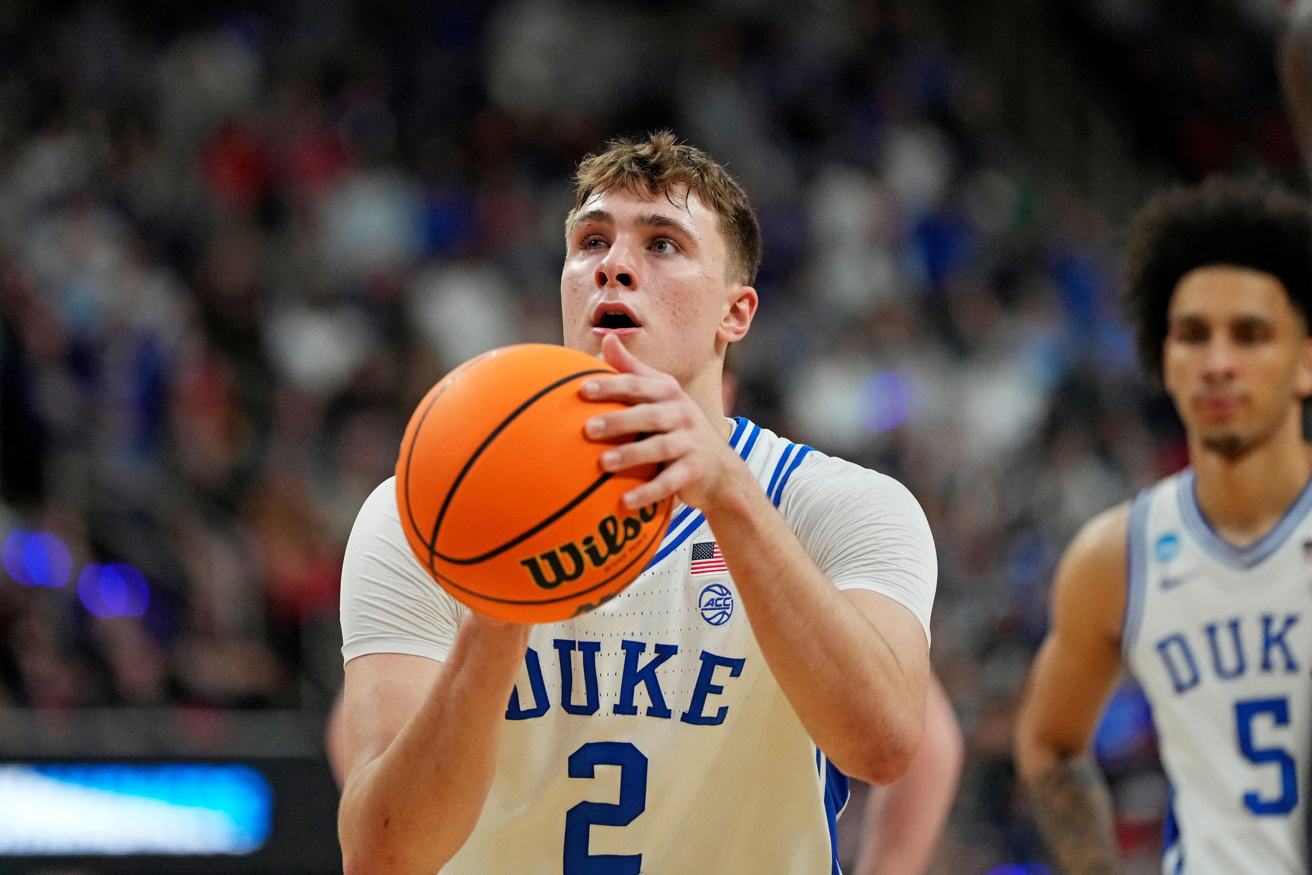 Duke basketball star Cooper Flagg on his eye injury: 'I'm all good'