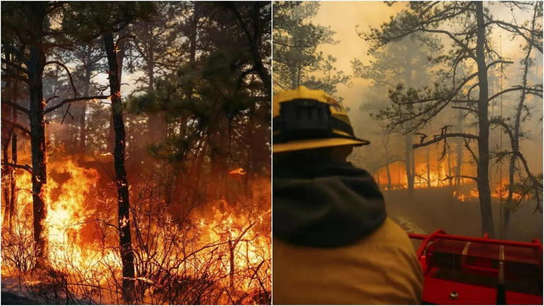 Wildfires force evacuations in North Carolina's Polk County, South Carolina declares 'emergency'
