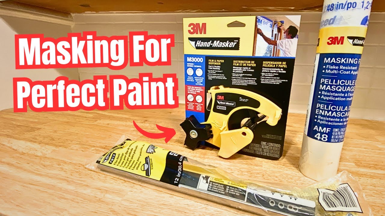 How To Mask For Paint With The 3M Masking Gun