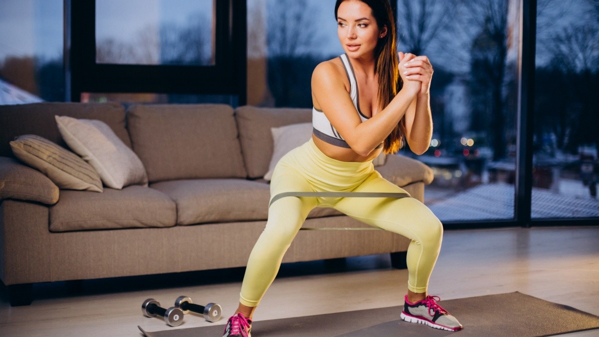 Steel Buns at Home! Try This Resistance Band Workout Routine