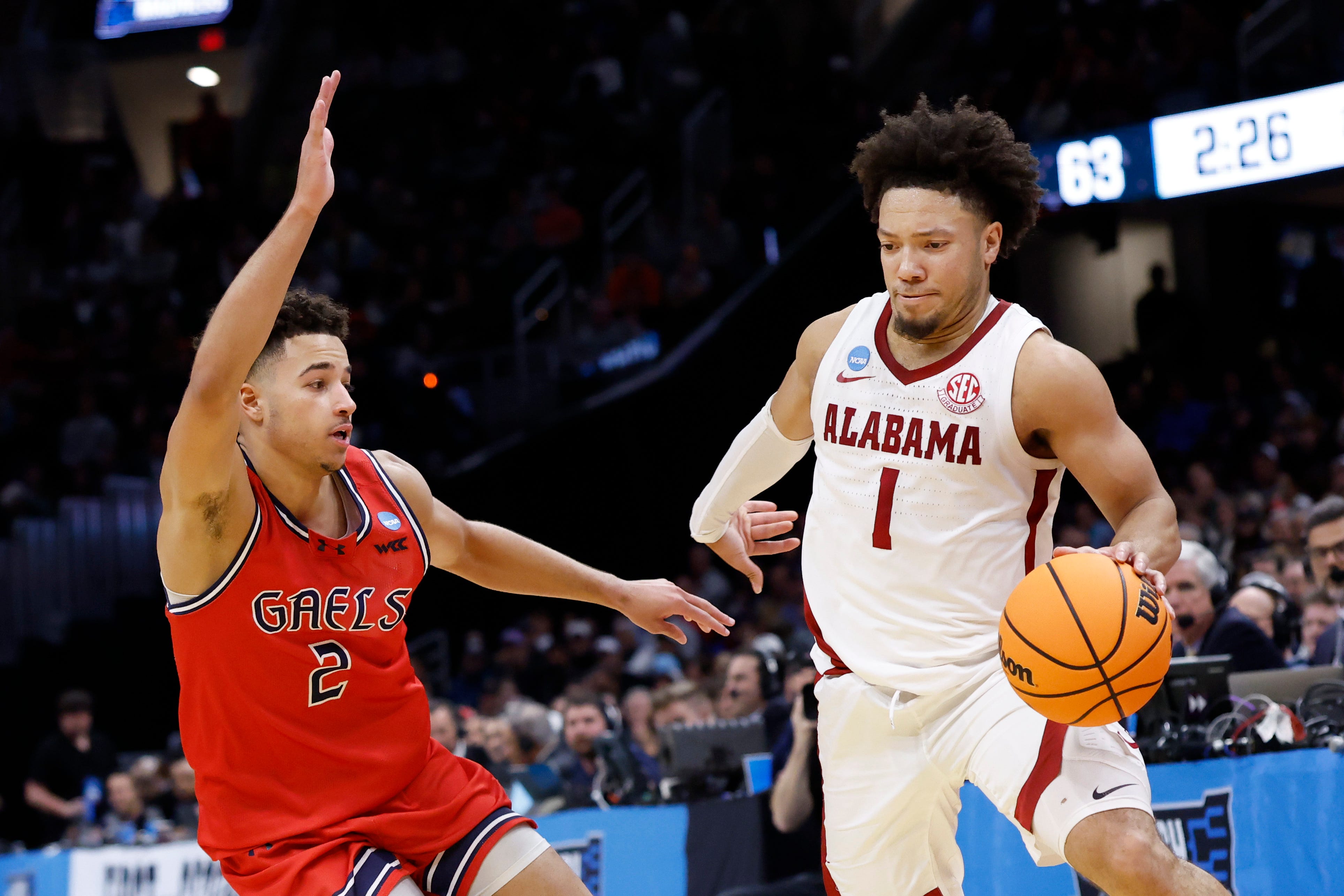 Alabama vs. Saint Mary's score, highlights: Crimson Tide win 2025 March ...