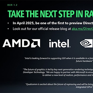MS DirectX 레이트레이싱 1.2 발표, 획기적인 성능 향상 전망
