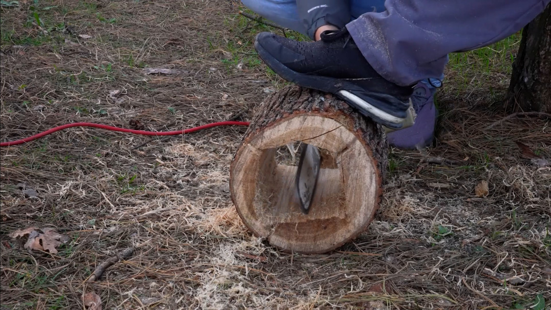 Making a Homemade DIY Bird House from a Log