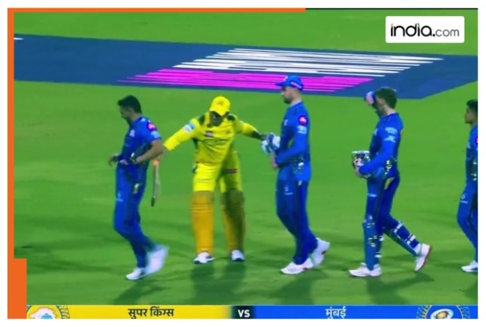 WATCH: MS Dhoni giving 'bat treatment' to Deepak Chahar after CSK's ...