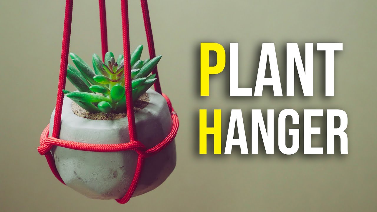 Transform Your Space with the Paracord Plant Hanger Knot – Easy Step-by ...