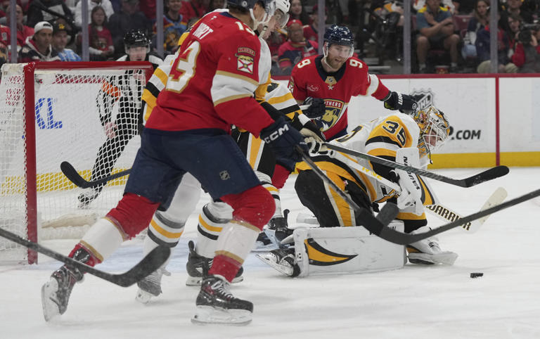 Panthers rally and beat Penguins 4-3 in shootout win