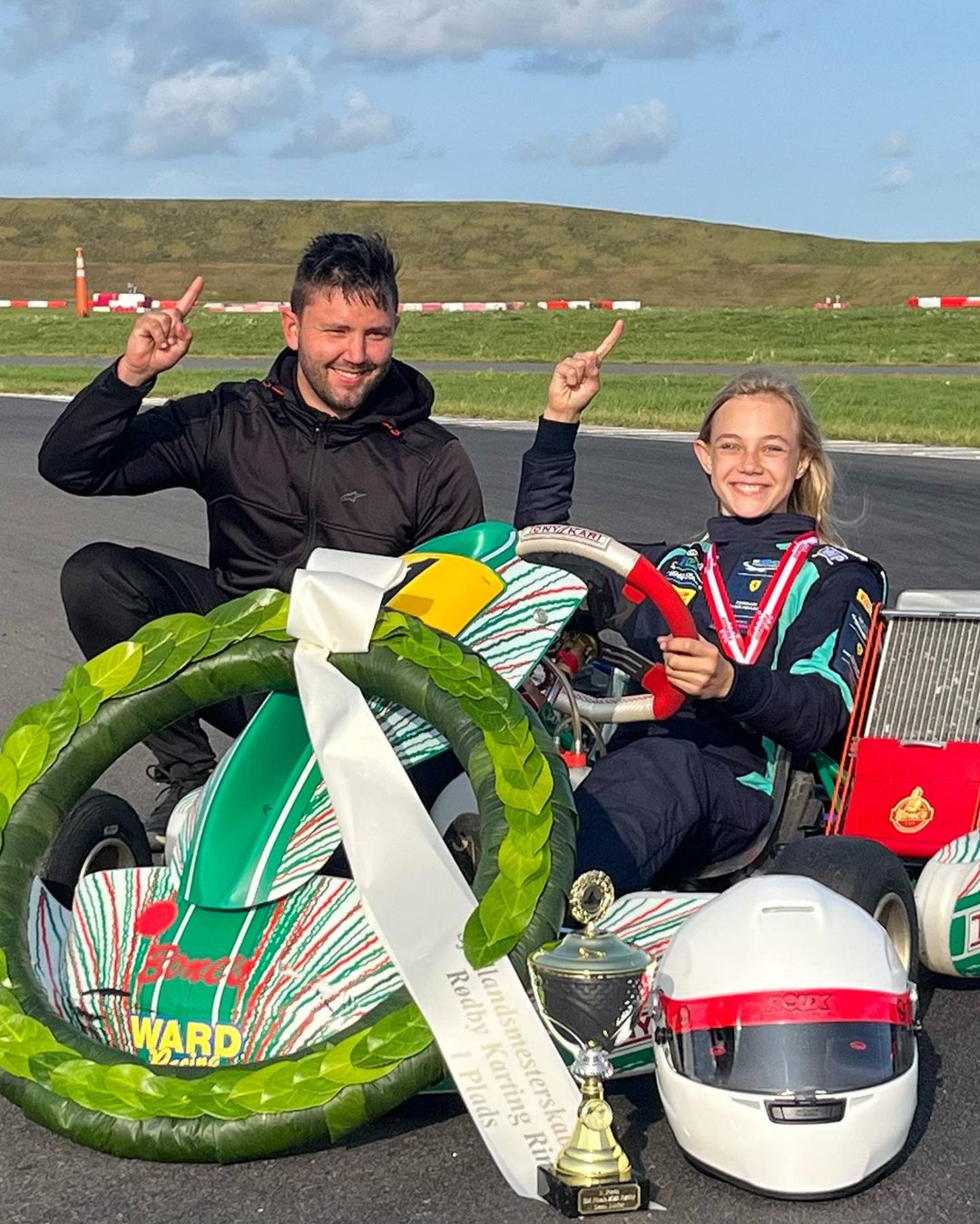 Who is Alba Hurup Larsen? The young Danish driver impressed Ferrari ...