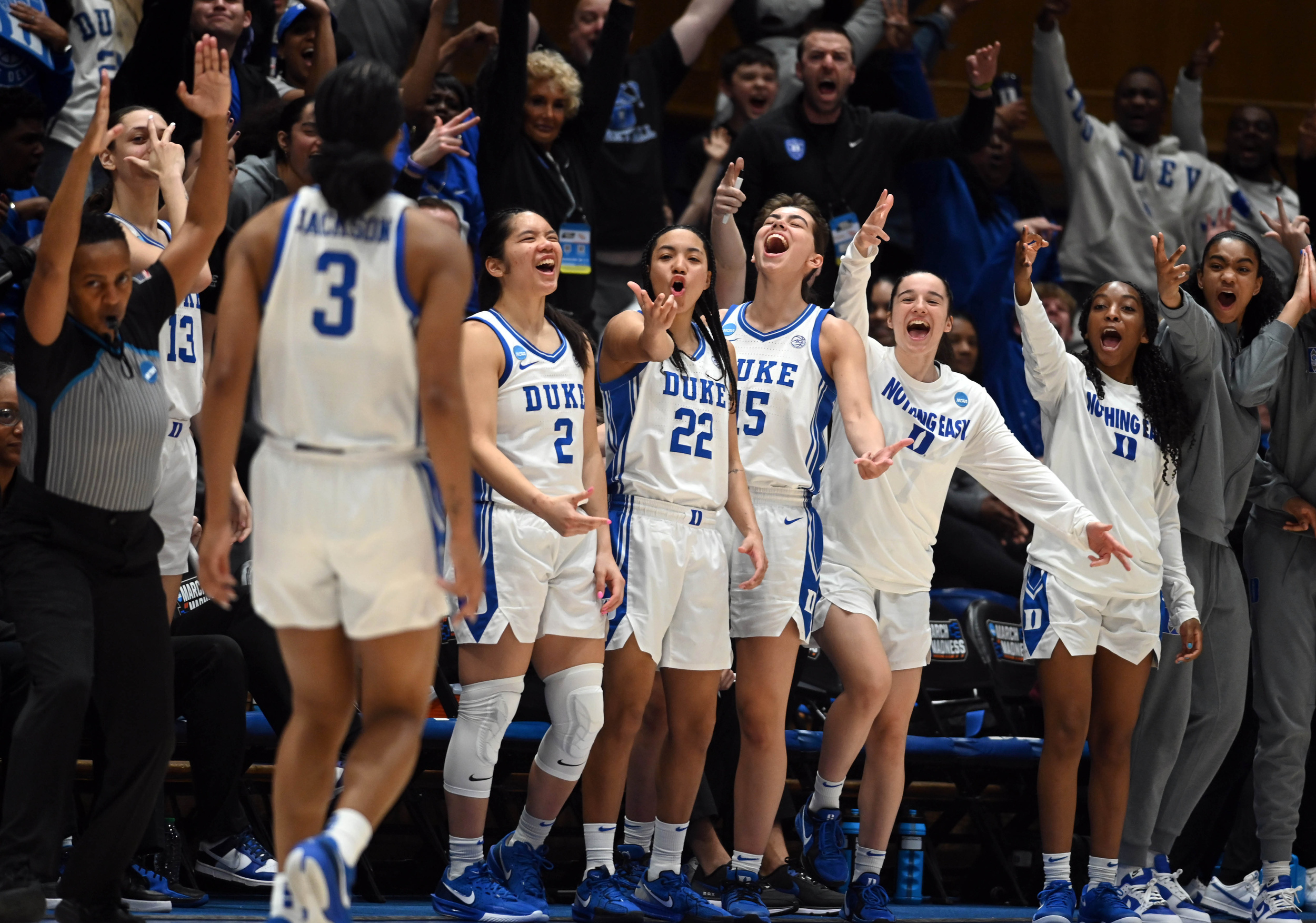 Duke women avoid upset vs. Oregon despite star player's absence