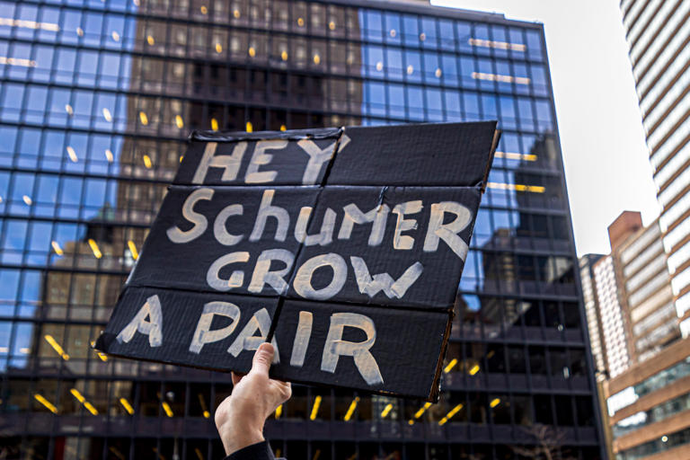 Schumer Rejects Calls Within Party For Braver Democratic Leadership