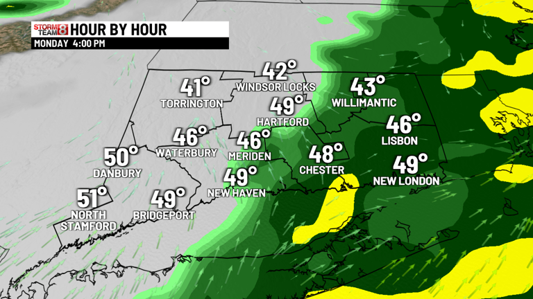 A Snow/Rain Mix Develops by Morning, A Cold Rain and Breezy Monday!