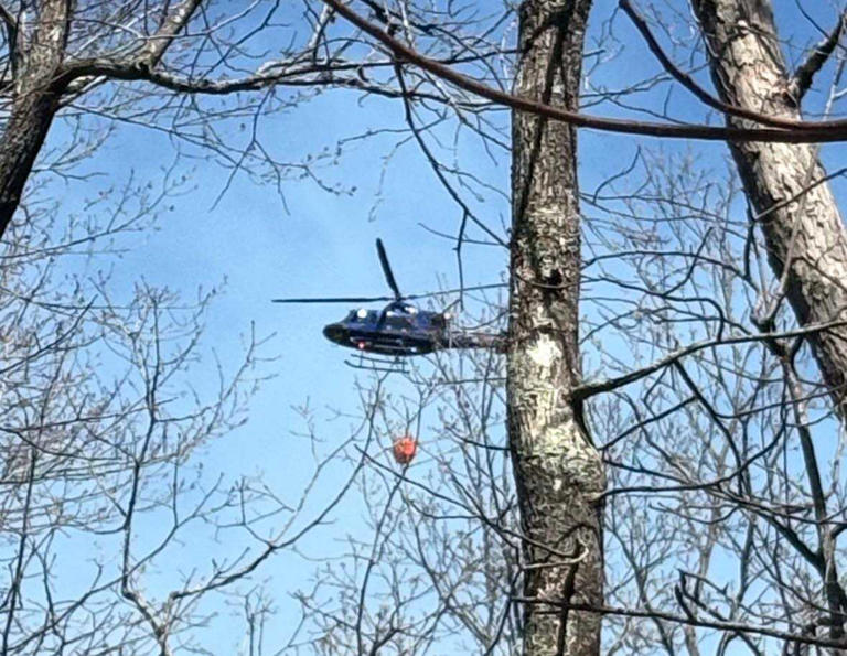 Persimmon Ridge fire: Crews in Greenville County fighting fire