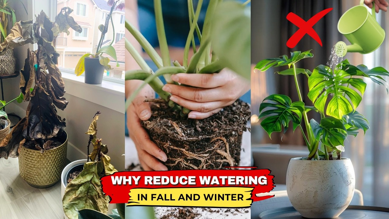 Why reducing water helps houseplants thrive in winter