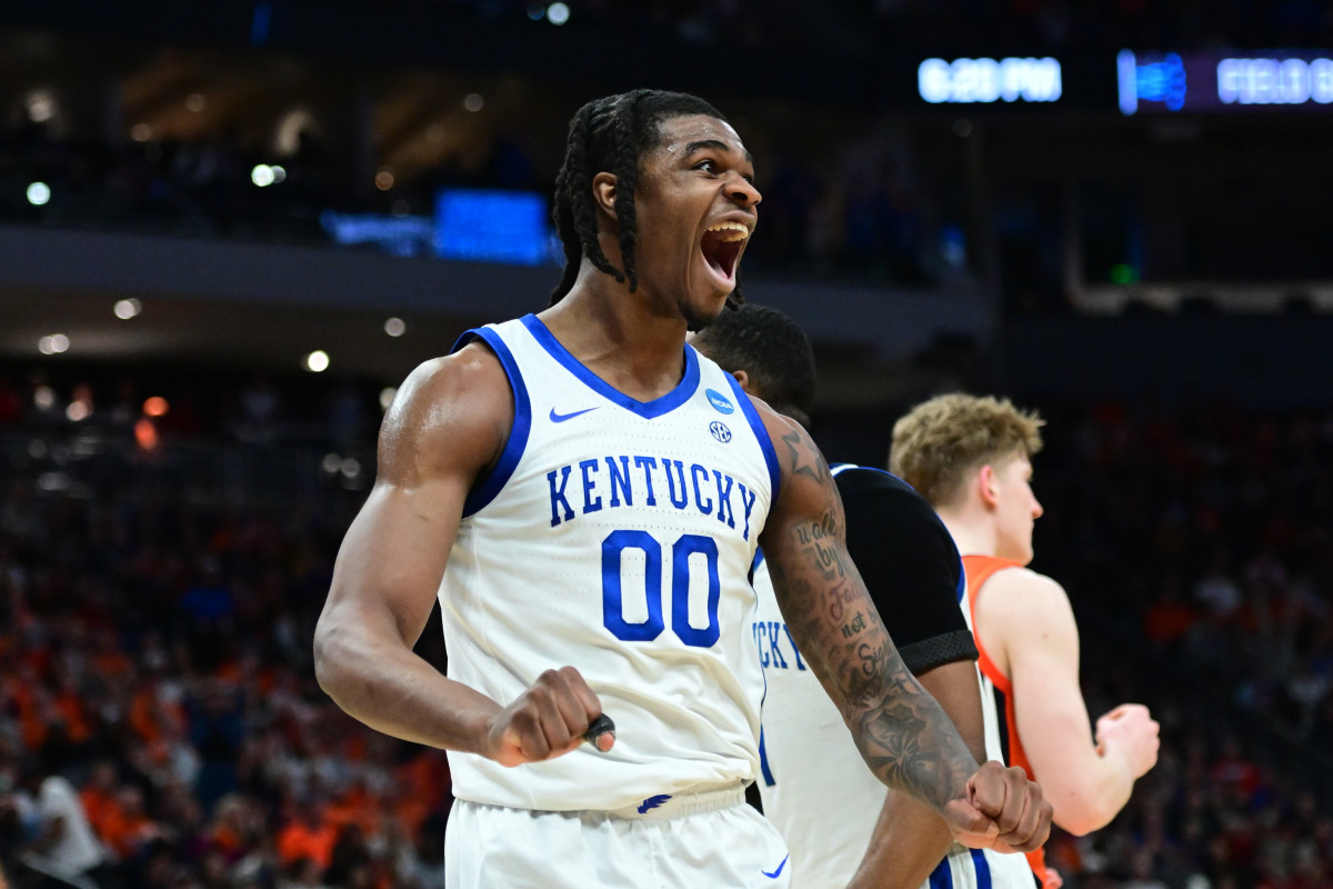 NCAA honors Otega Oweh after Kentucky Wildcats' NCAA tournament exit
