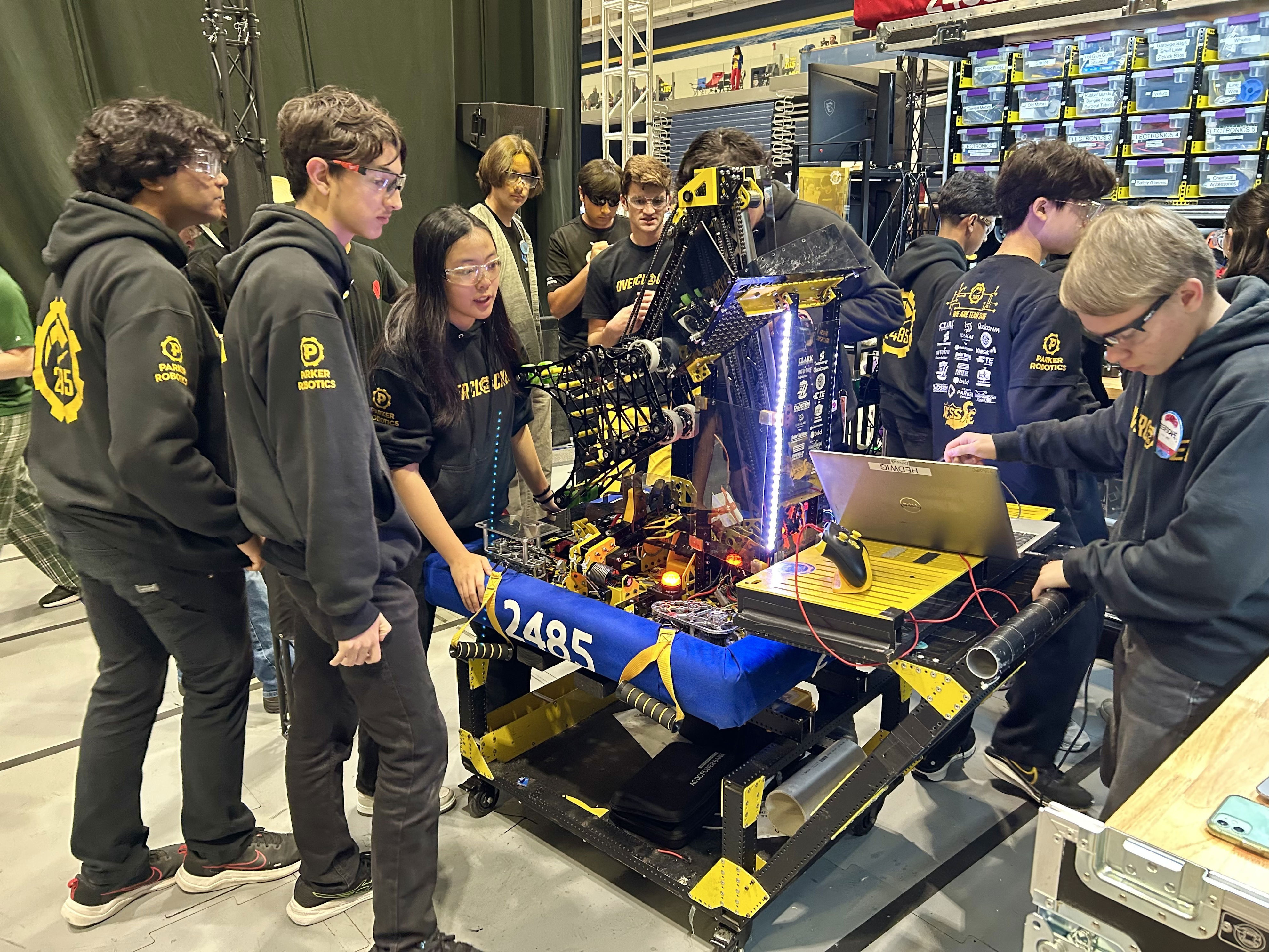 FIRST Robotics competition is a battle for the best built by high ...