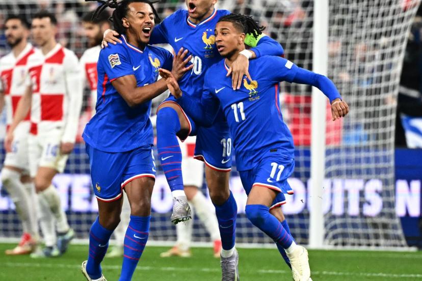 La vidéo du splendide coup franc de Michael Olise avec l'équipe de ...