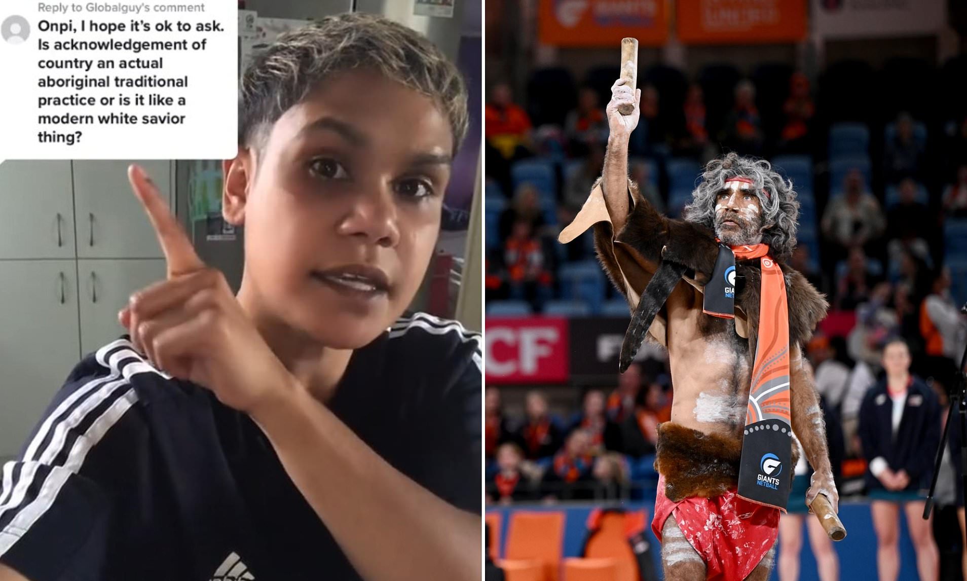 Aboriginal woman reveals big problem with Acknowledgement of Country