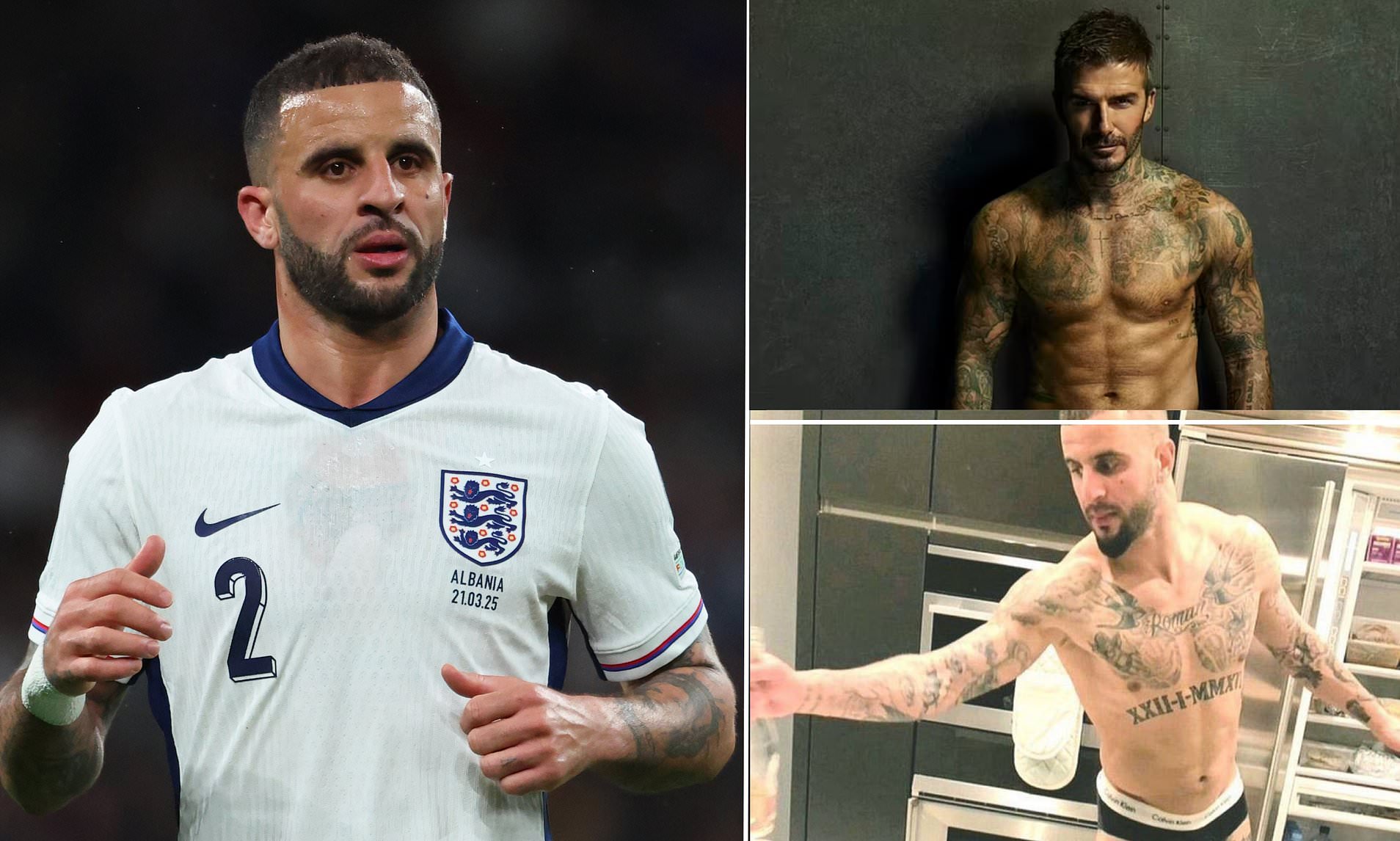 Kyle Walker follows in the footsteps of David Beckham as Man City ...