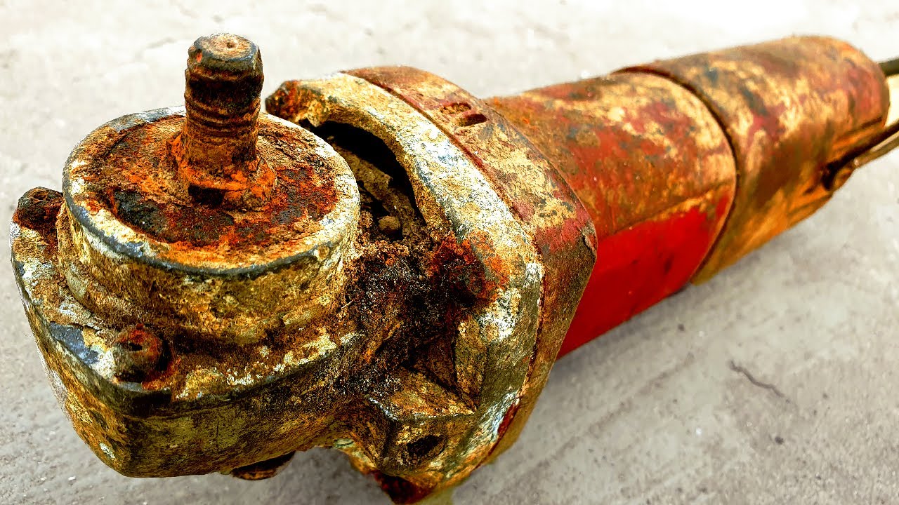 Restoration The Most Destroyed & Rusty Angle Grinder you never seen before
