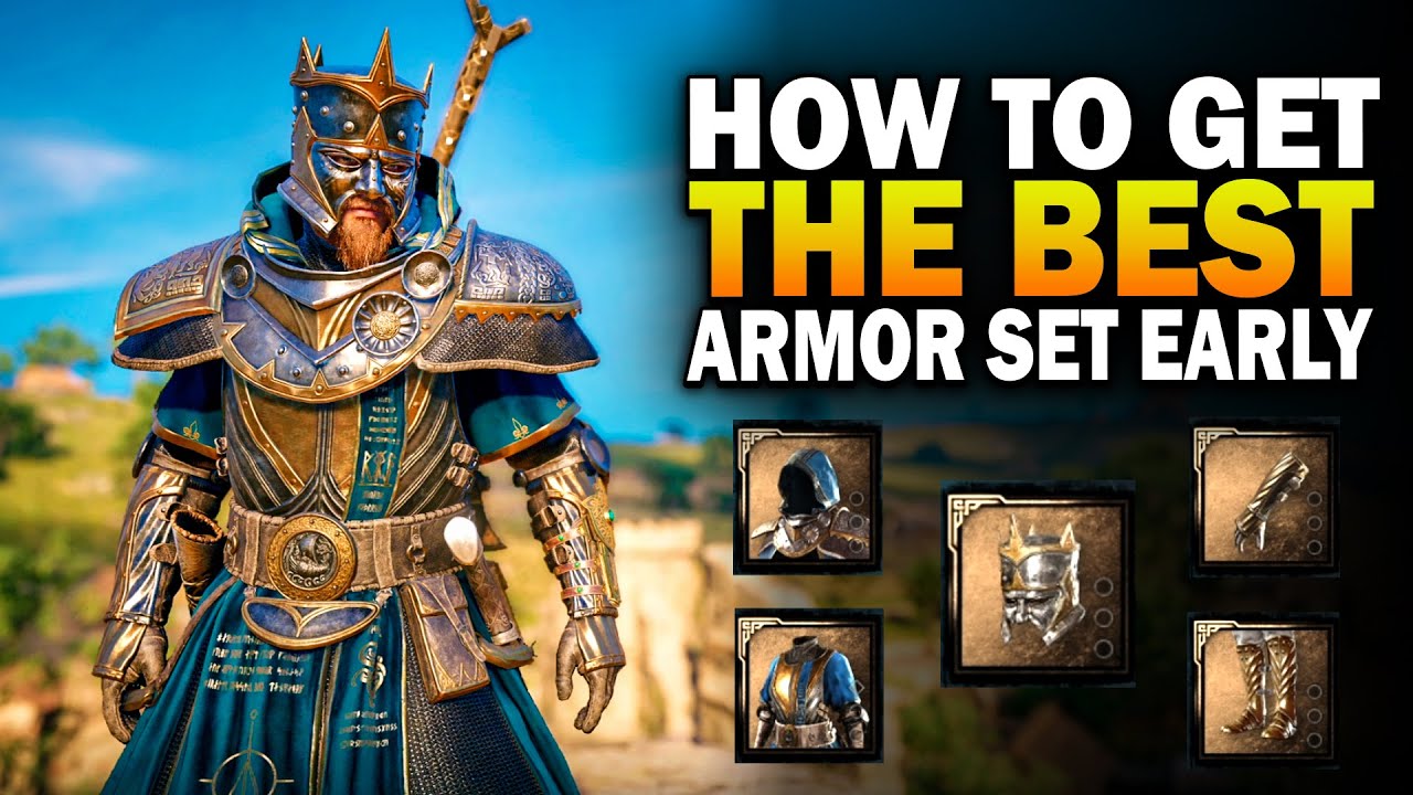 How To Get The Best Armor Set Early! Assassin's Creed Valhalla Thegn's ...