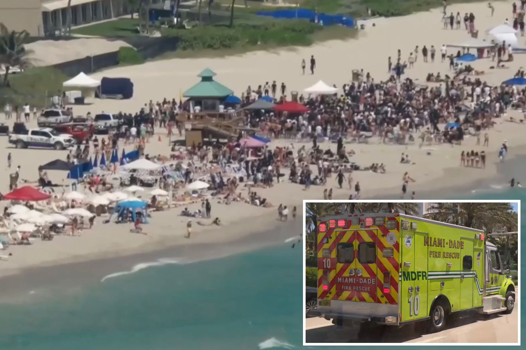 Cops disperse huge party on South Florida beach after crackdown on ...