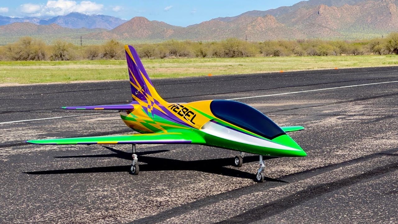 RC JET VOODOO - CARF Models Rebel Classic First Flight