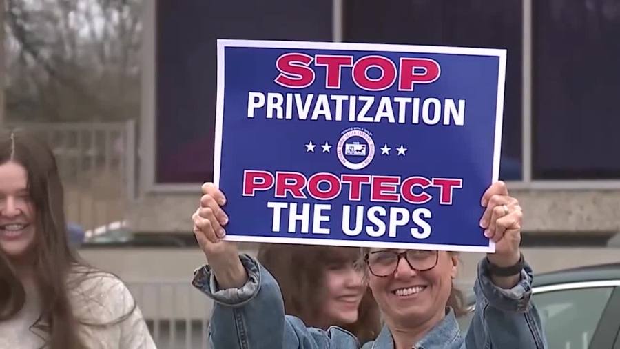 ‘For the people’: Local USPS workers hold rallies against privatization ...