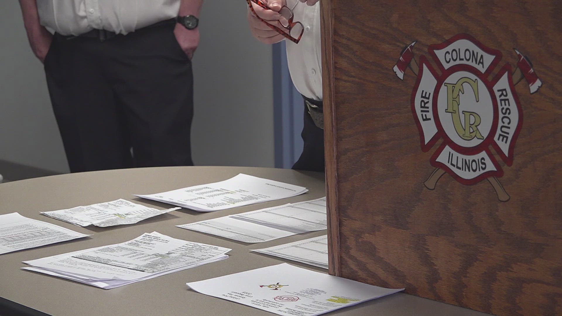 Colona Fire Department hosts open house regarding rescue-tax information