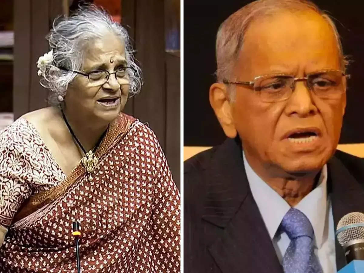 Sudha Murty talks about husband Narayana Murthy's '70-Hour Work Week ...
