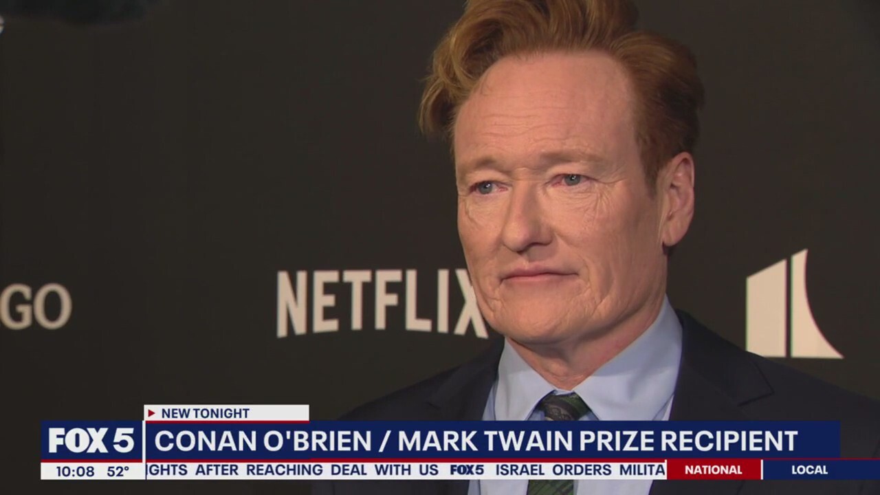 Conan O'Brien receives Mark Twain Prize for American Humor