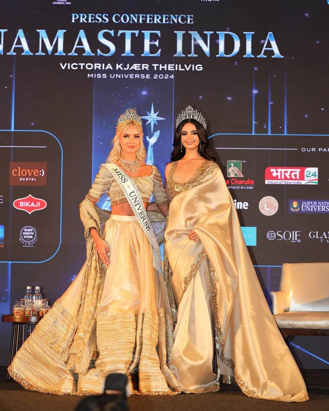 (PHOTOS) Miss Universe 2024 Victoria Kjaer Theilvig visits Taj Mahal ...