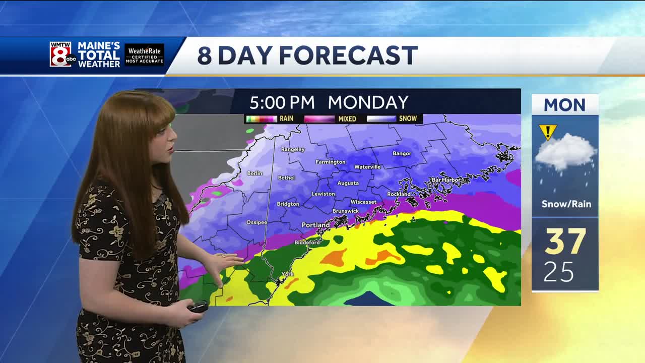 Impact Weather Monday: Snow increases through the afternoon