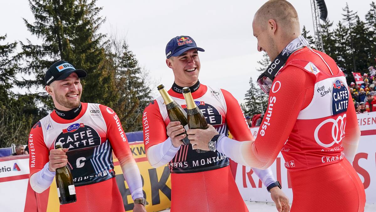 Krasser Abfahrtsrekord: Schweizer feiern erfolgreichste Saison ...