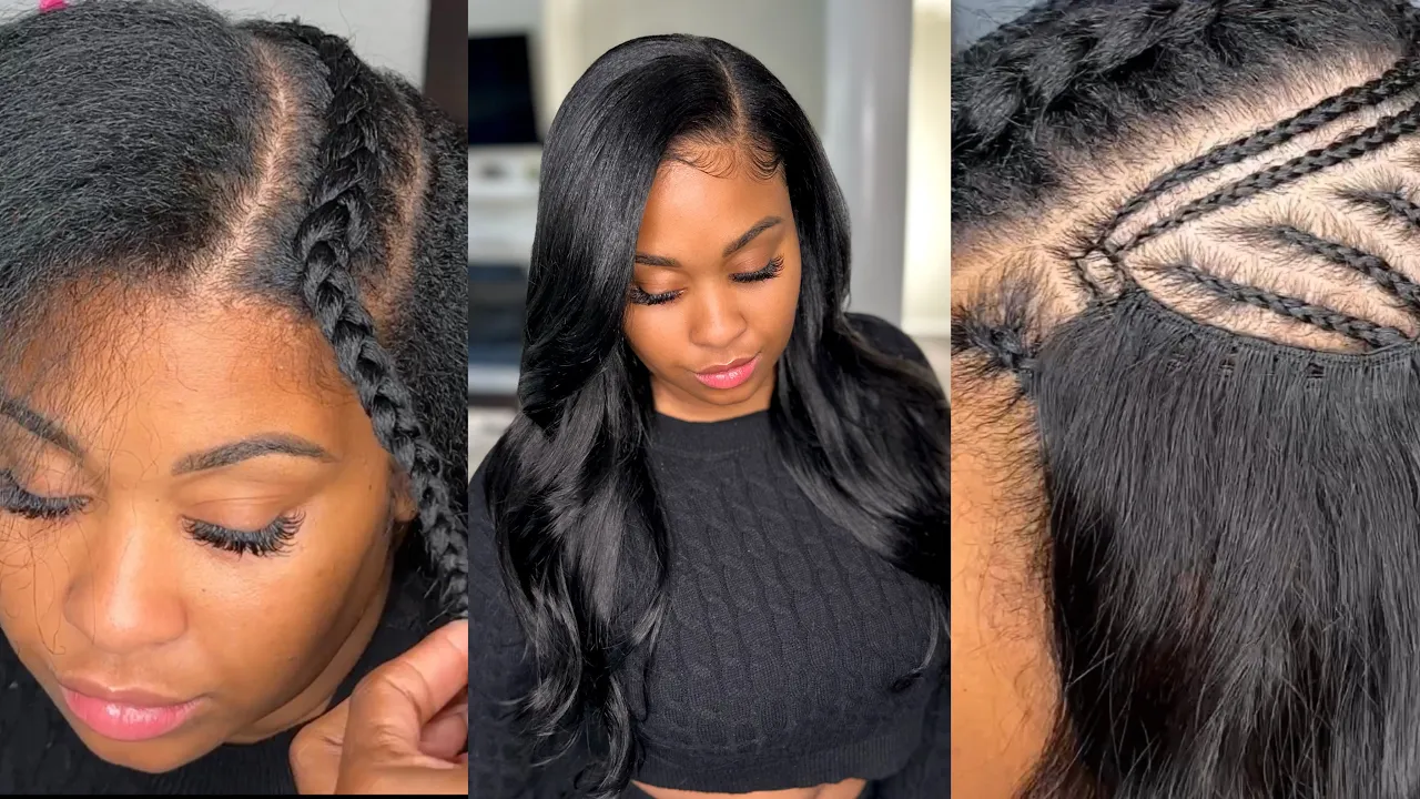 How to Do a Traditional Seamless Sew-In Step by Step Detailed