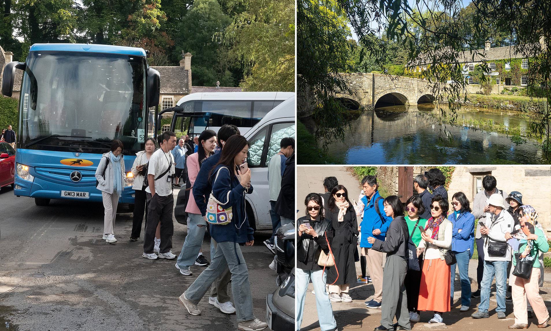 Tourist invasion of 'England's most beautiful village'