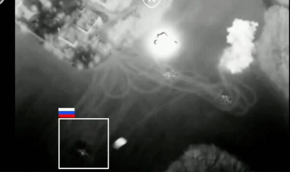 Moment four £68m Russian aircraft erupt into fireballs as ceasefire ...
