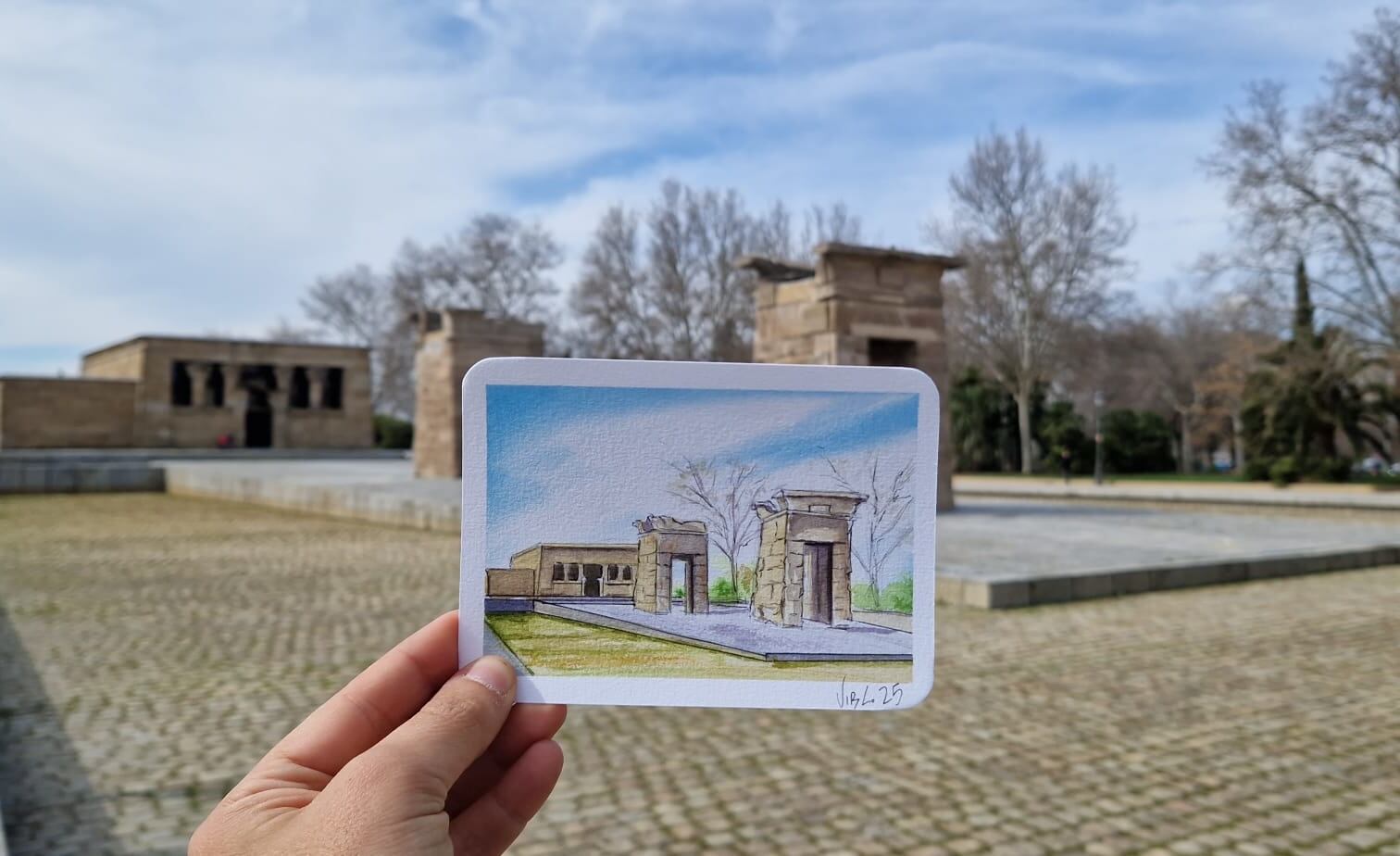 ¿Cubrir o no cubrir el Templo de Debod?
