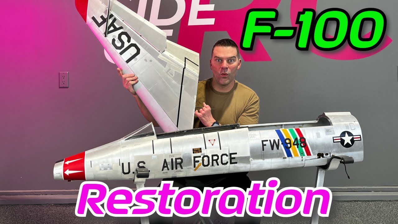 Watch This F100's Wings Transform Into Museum Perfection - BVM F-100 ...