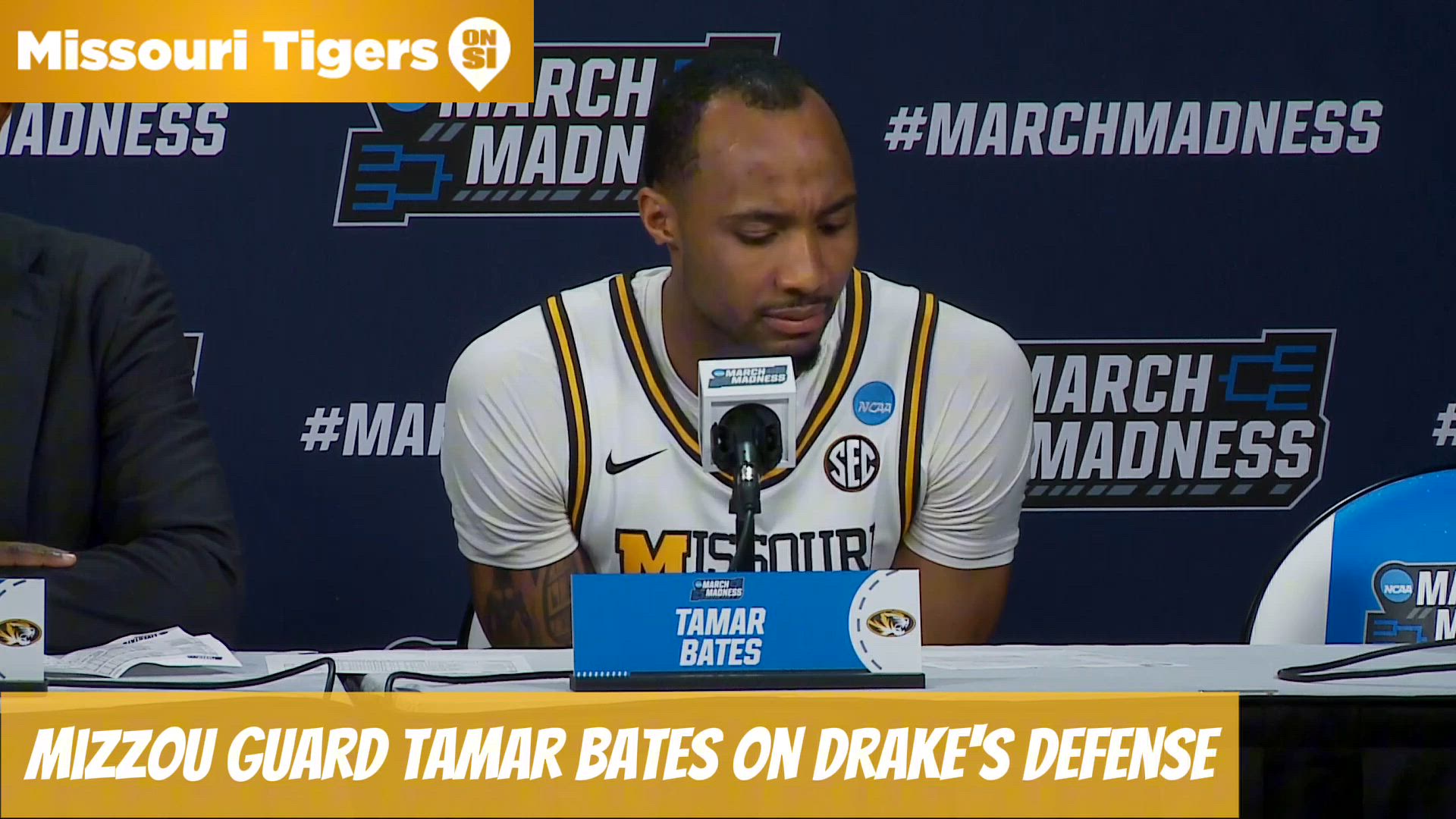 Mizzou Guard Tamar Bates on Drake's Defense