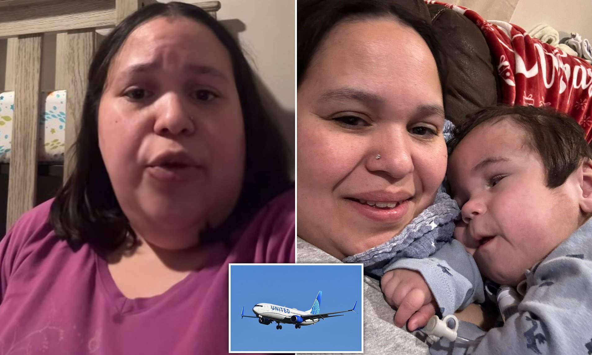 Mom fumes over United's ludicrous request to her son on a ventilator