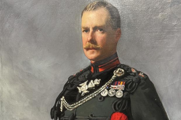 Large portrait of brigadier general expected to fetch thousands at auction